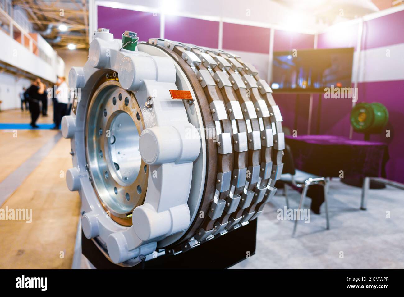 The brake wheel for Aircraft Stock Photo - Alamy