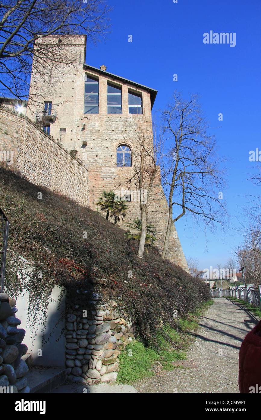 Walking in center of Cassano d'Adda Stock Photo - Alamy