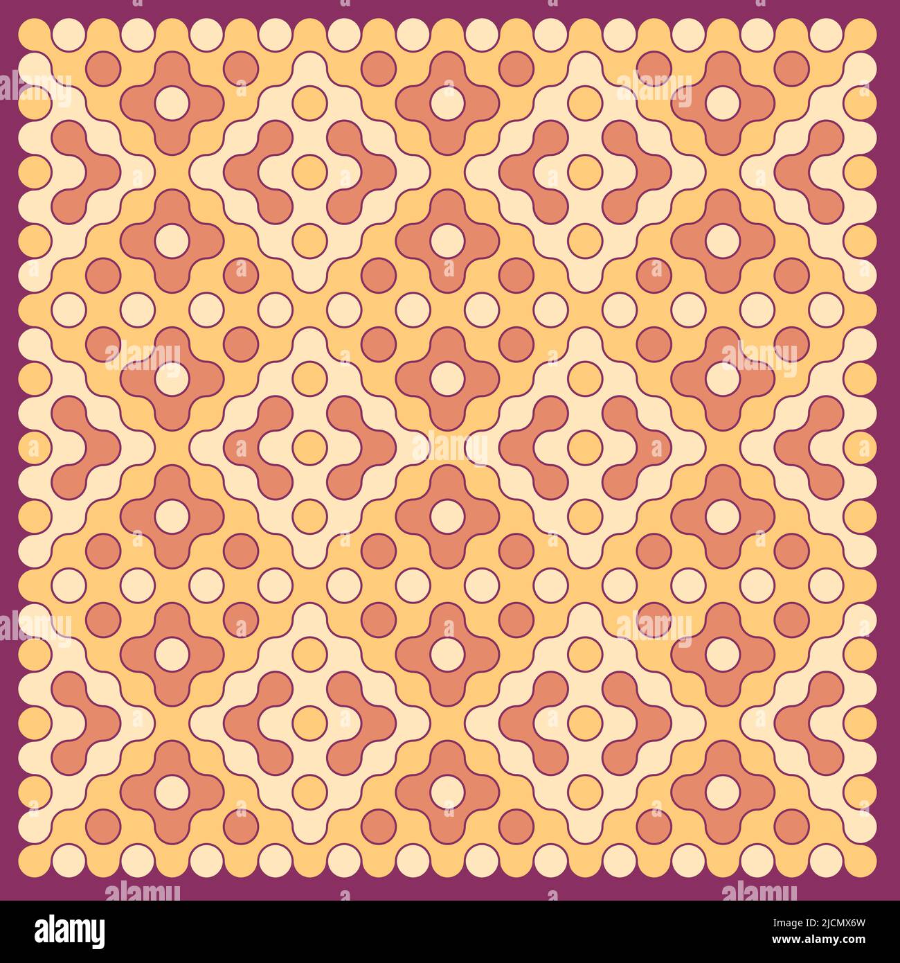 Random color rounded truchet tiling illustration Stock Vector Image ...