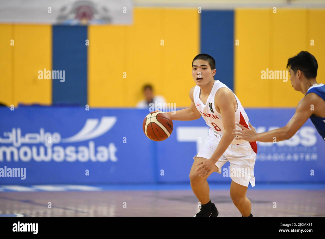 Doha, Qatar. 14th June, 2022. Shuto Sakihama of Japan Basketball team in action during the 2022 ...