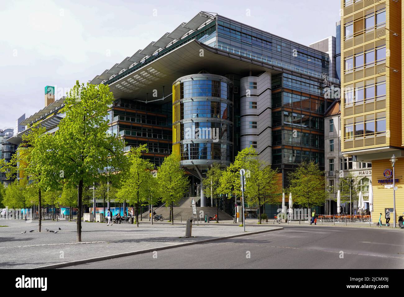 Modern architecture at Potsdamer Platz in Berlin, Germany, 29.4.22 ...