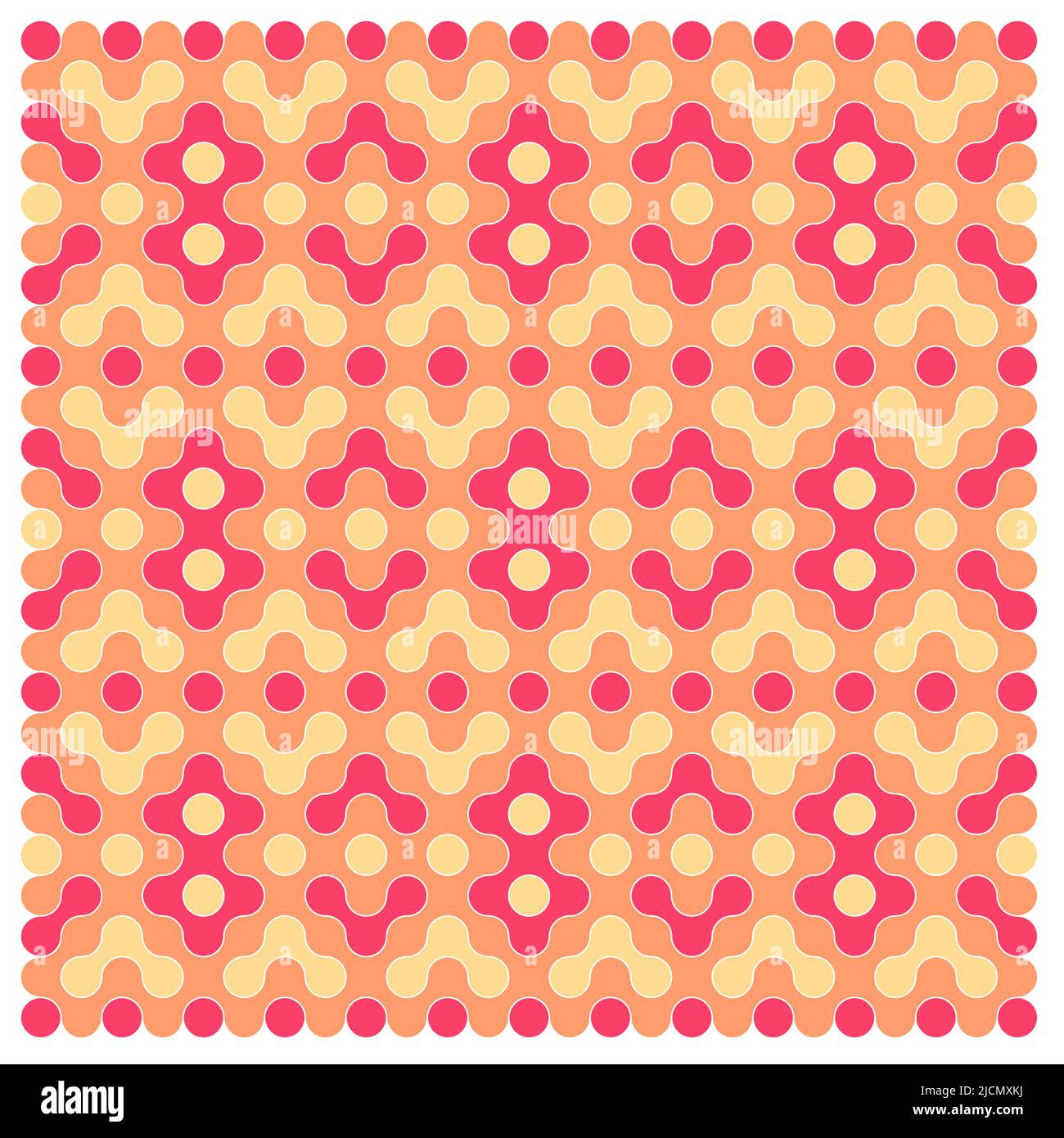 Random color rounded truchet tiling illustration Stock Vector Image ...