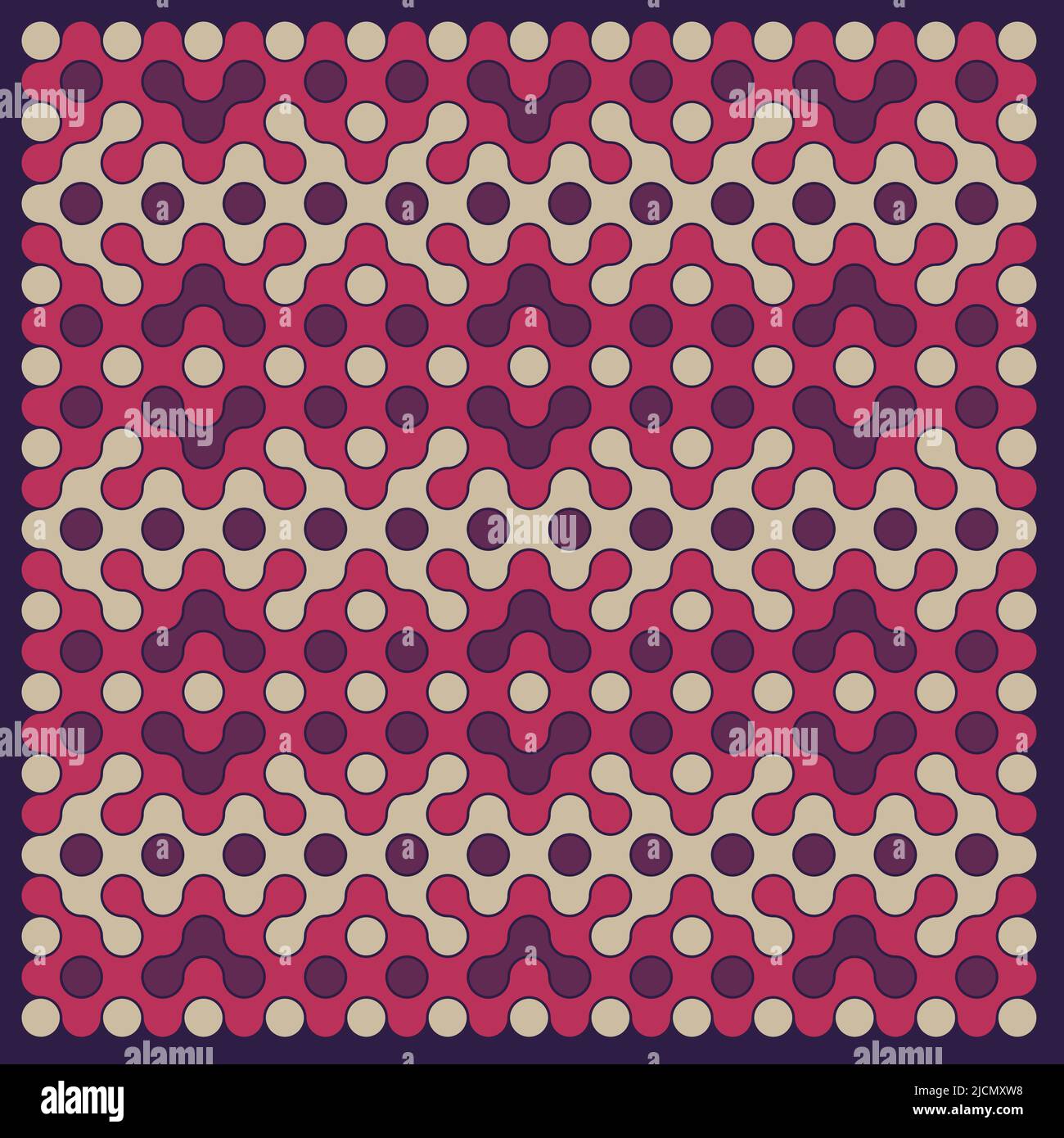 Random color rounded truchet tiling illustration Stock Vector Image ...