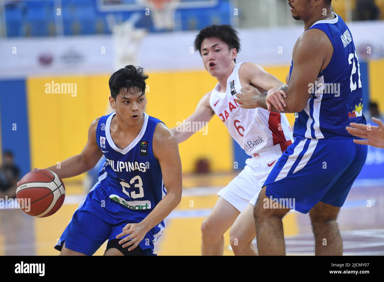 Doha, Qatar. 14th June, 2022. Suguru Ishiguchi (M) of the Japan ...