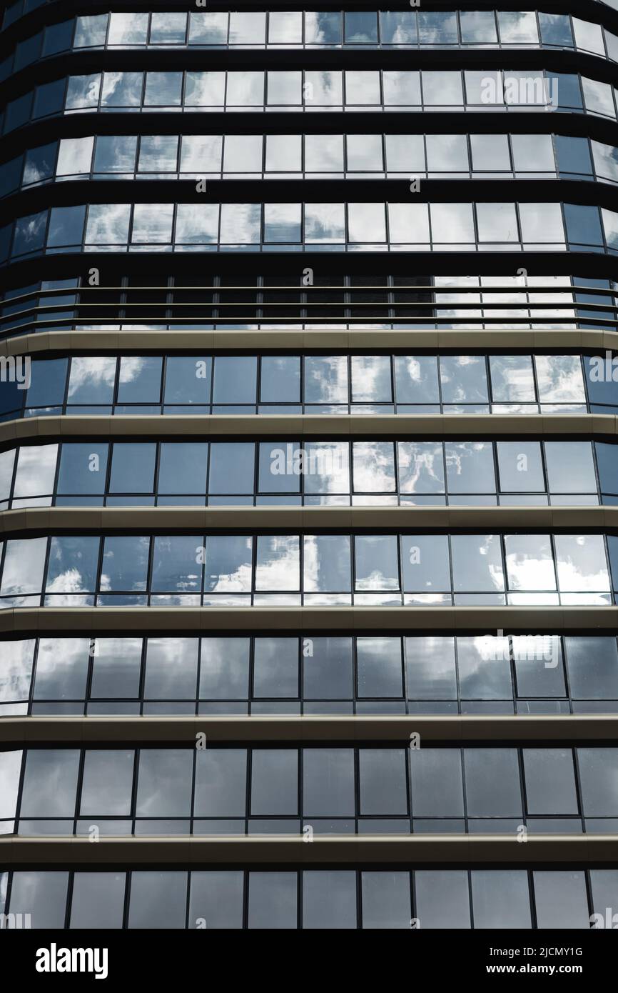 Modern architecture bank financial office. Architectural exterior ...