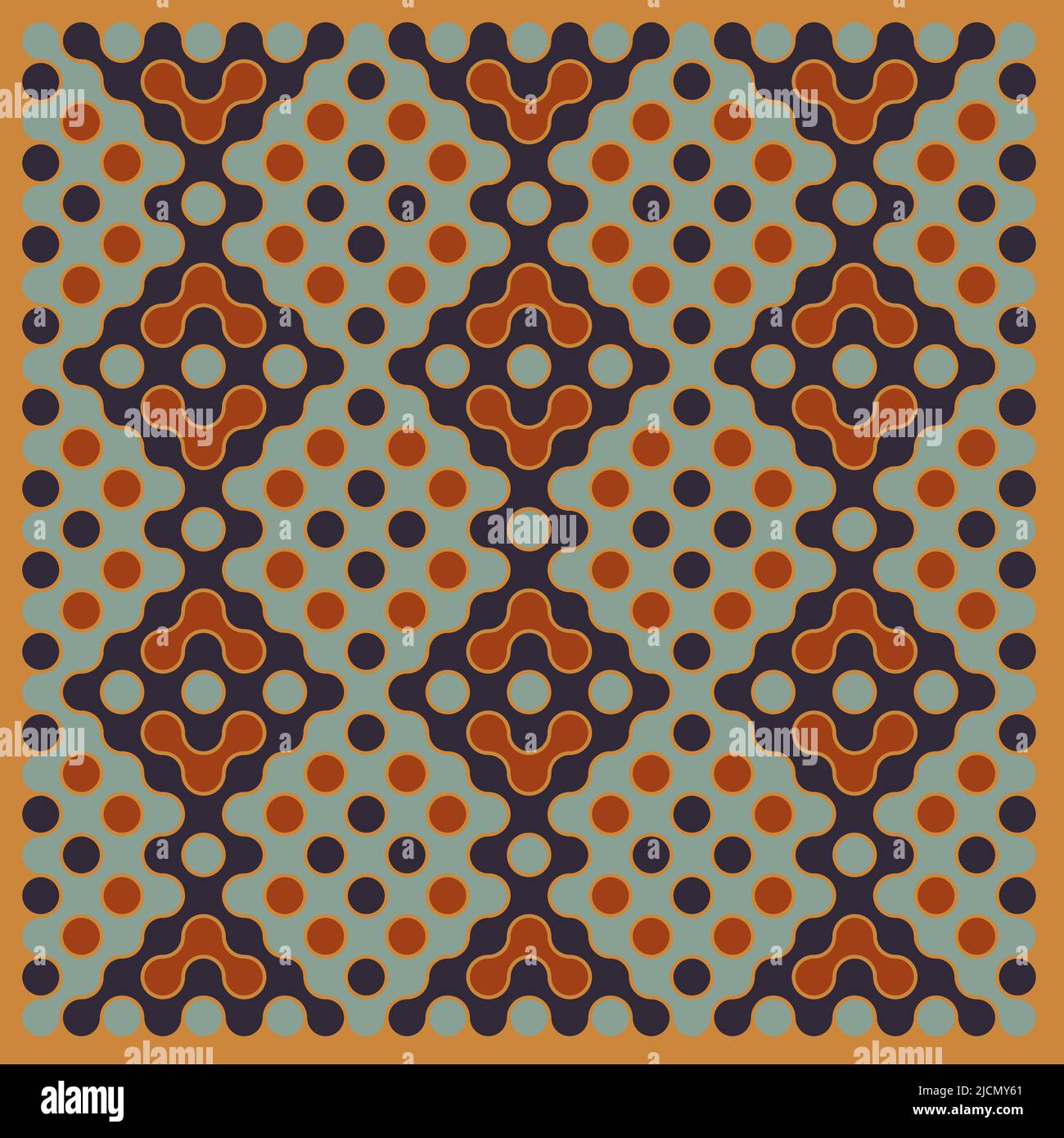 Random color rounded truchet tiling illustration Stock Vector Image ...