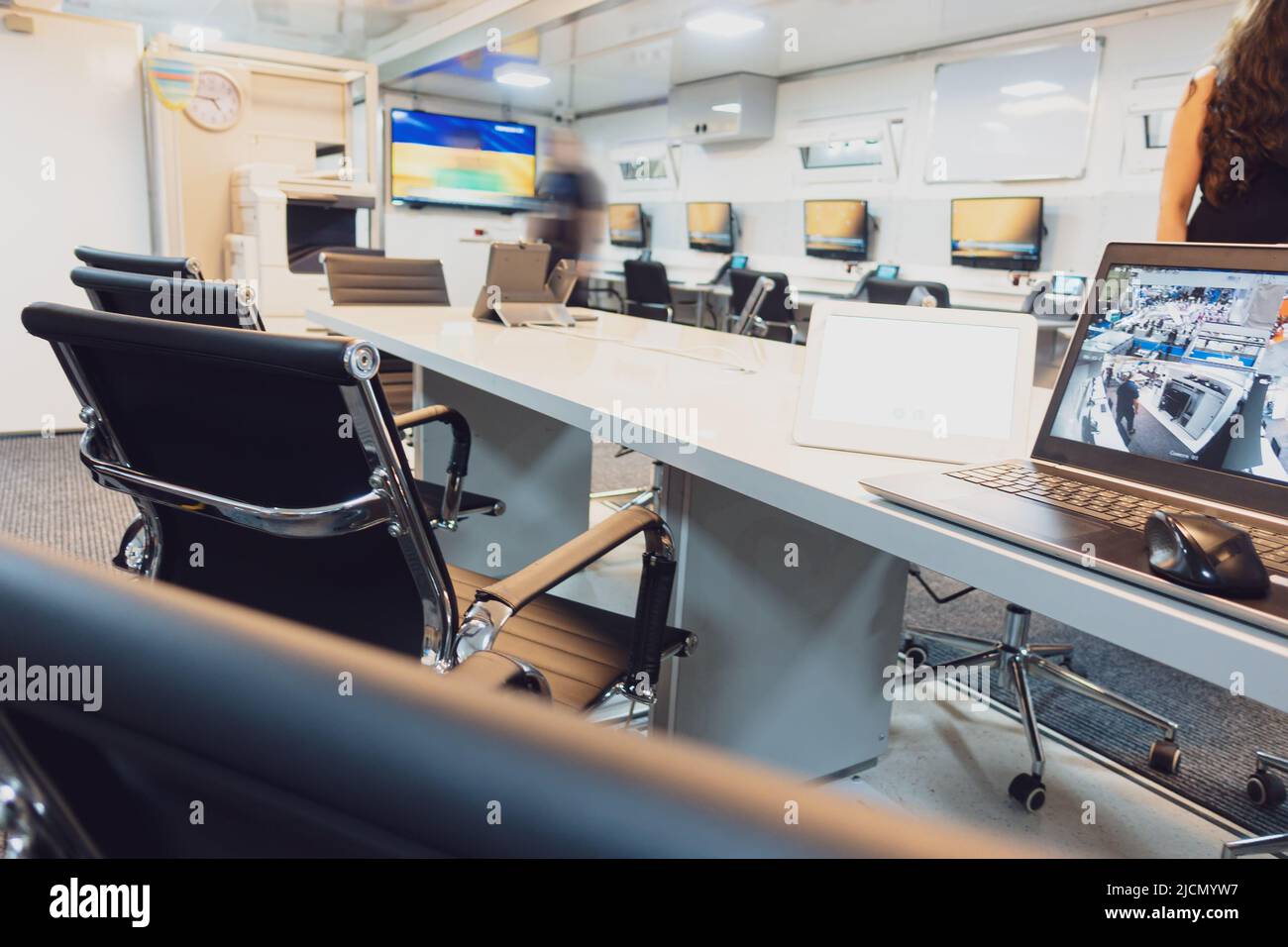 Autonomous mobile emergency control room. Emergency control room ...