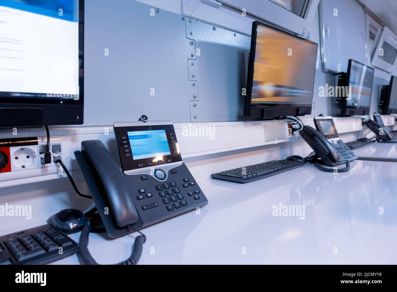 Autonomous mobile emergency control room. Emergency control room ...