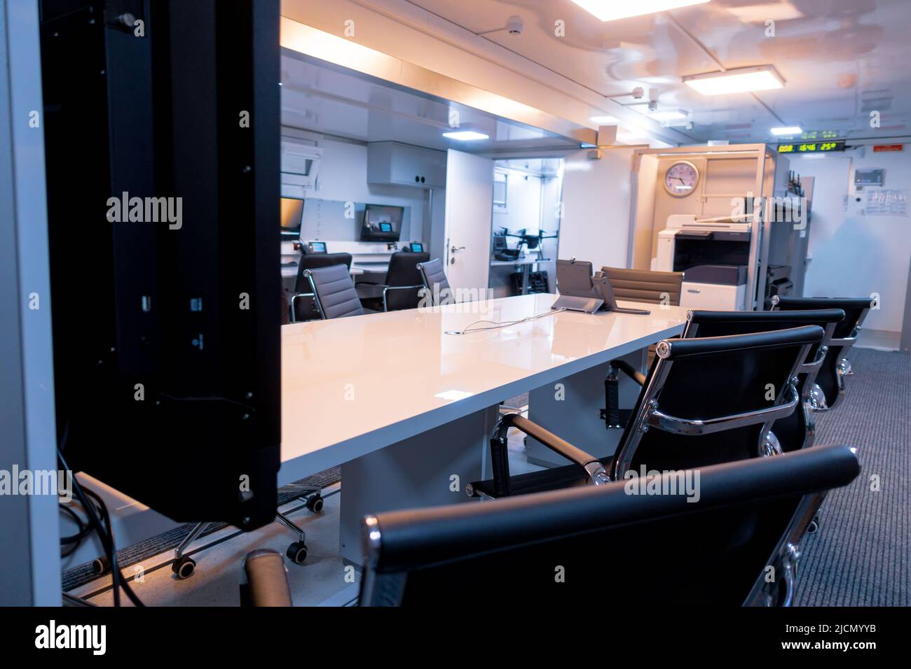 Autonomous mobile emergency control room. Emergency control room ...