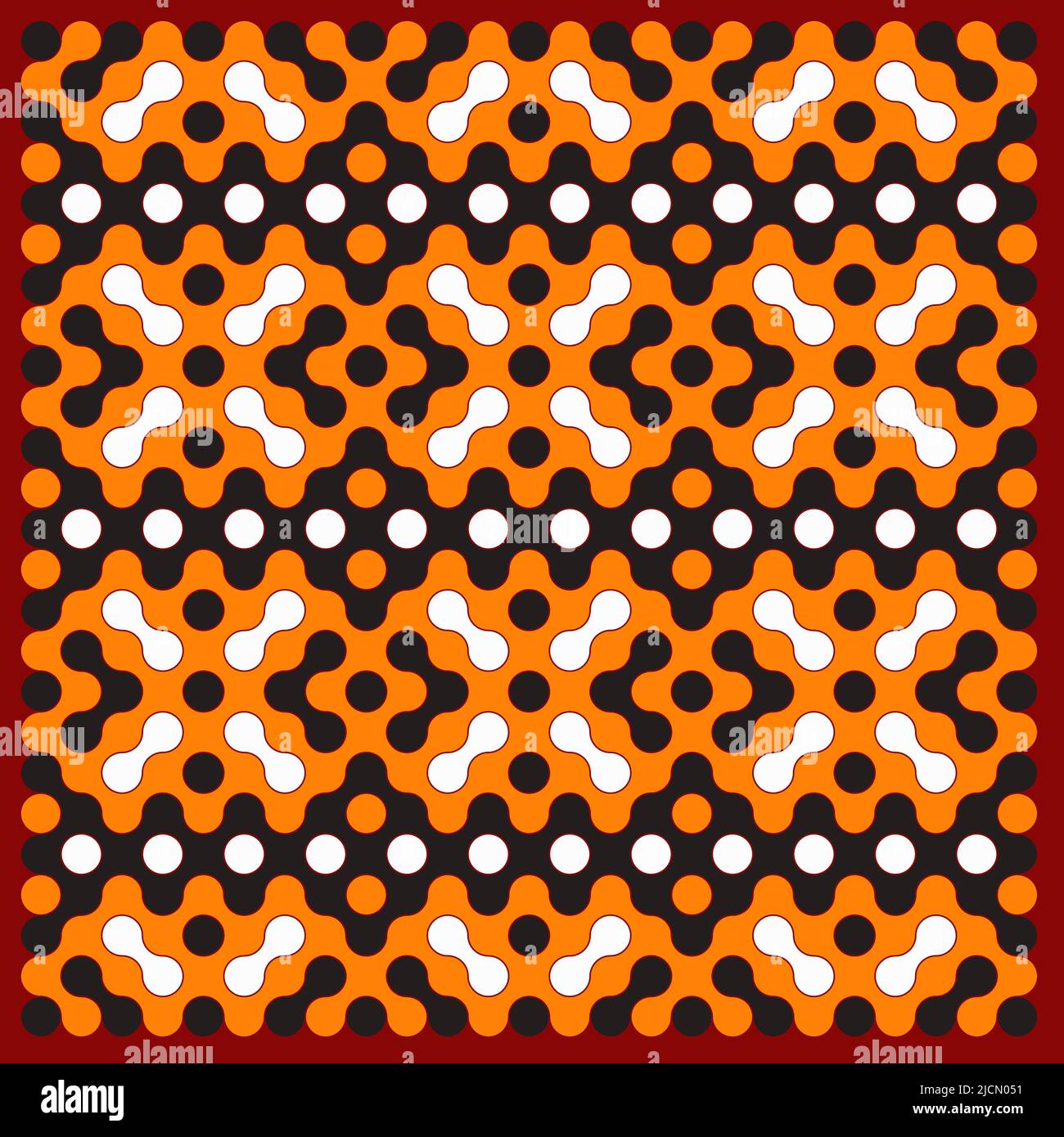 Random color rounded truchet tiling illustration Stock Vector Image ...