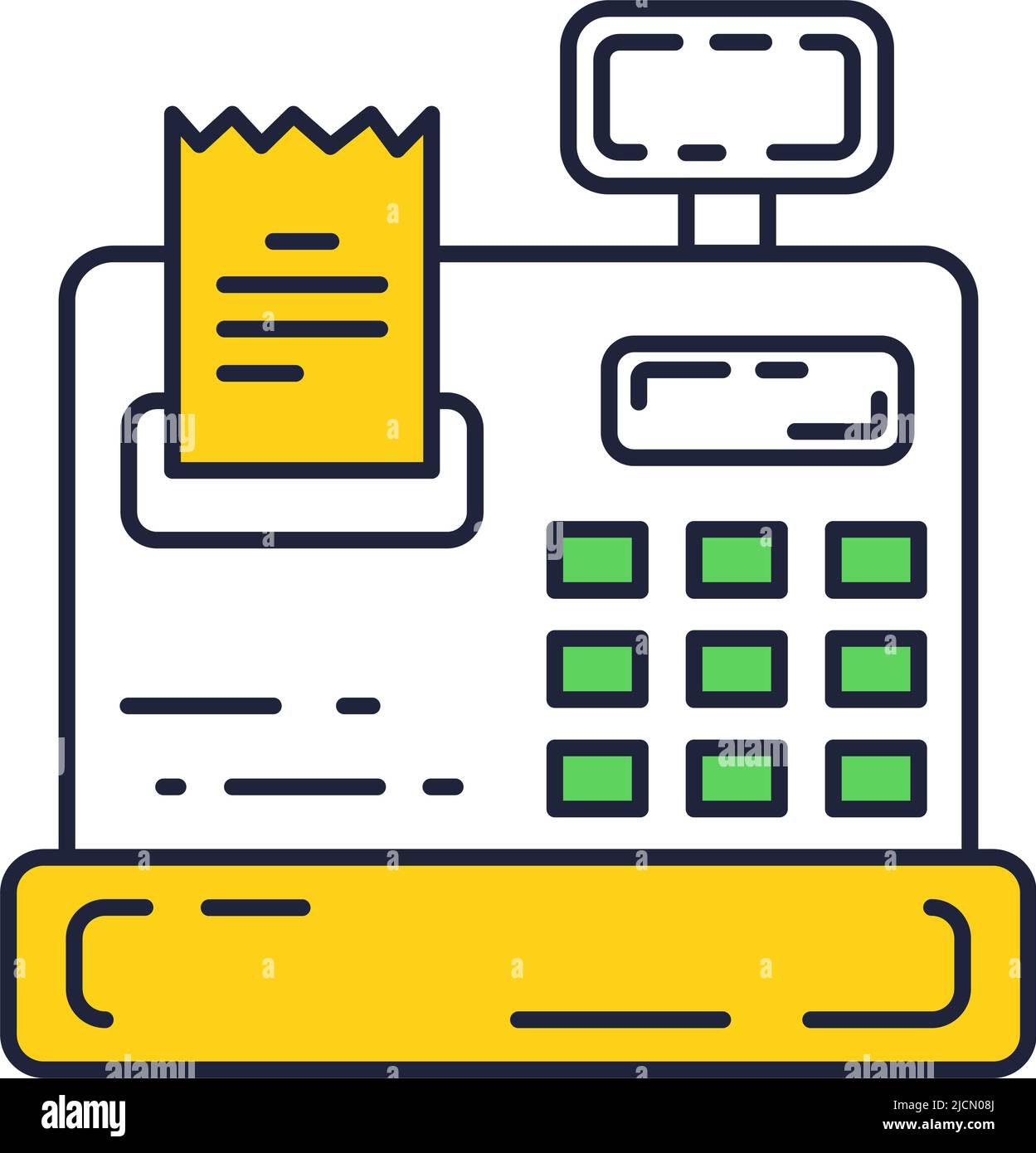 Cash machine icon payment register system vector Stock Vector Image ...