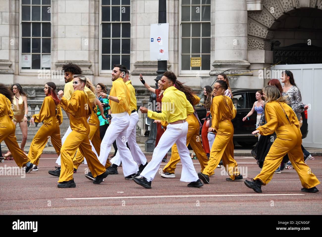 London, UK, 5th Jun 2022, Platinum Jubilee Pageant along the Mall ...
