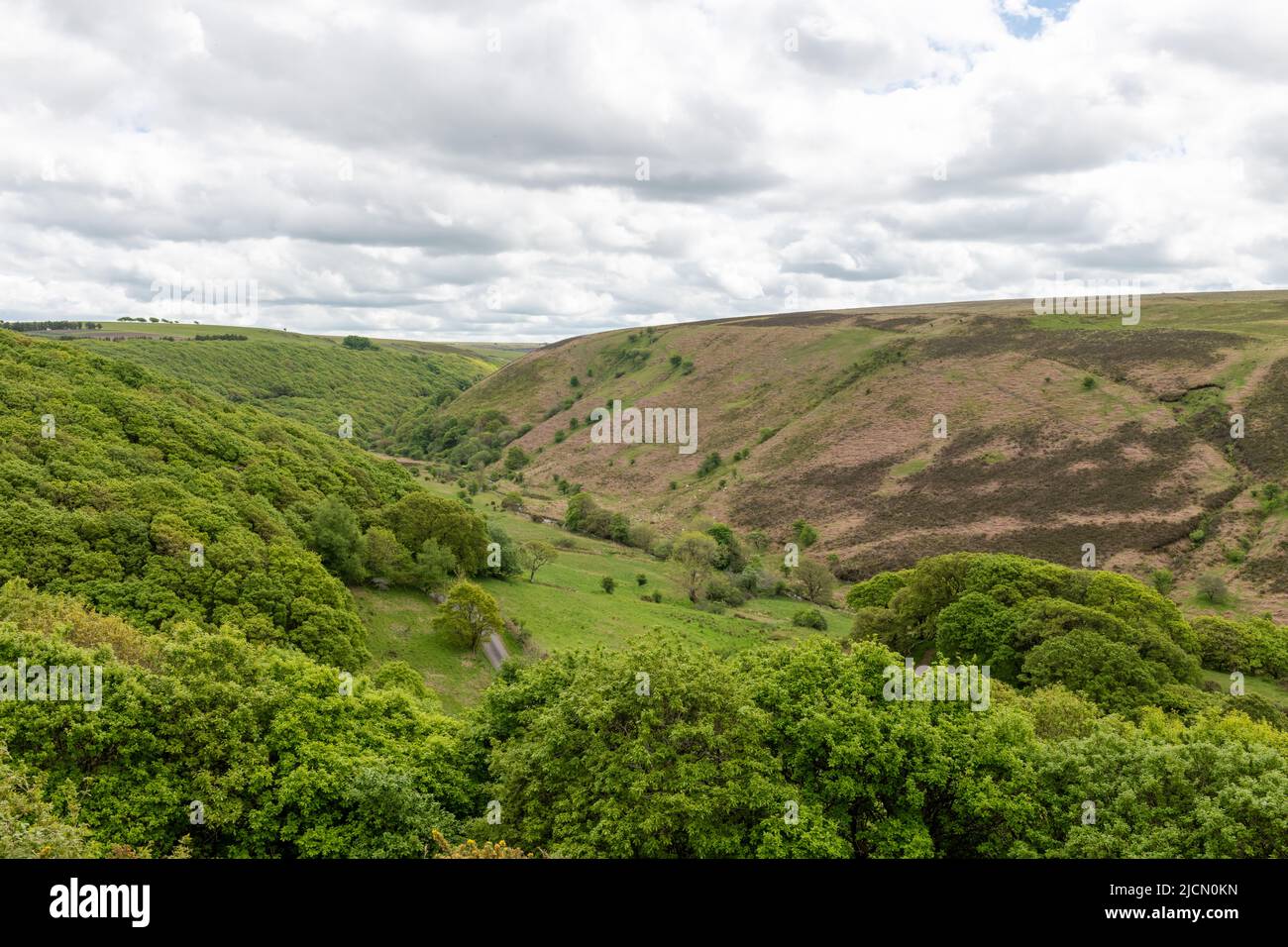 Landscape photo of the circular walk along the Weir Water river at ...