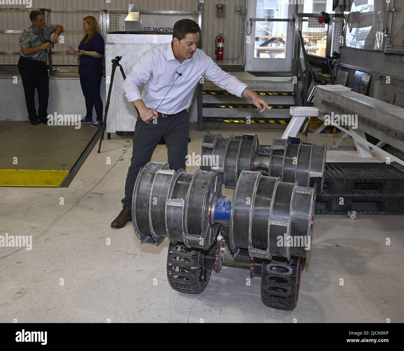 NASA's Nathan Gelino, an Engineer at the "Swamp Works Facility ...