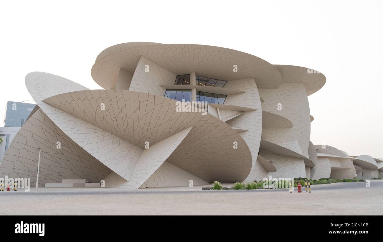Qatar national museum fountain hi-res stock photography and images - Alamy