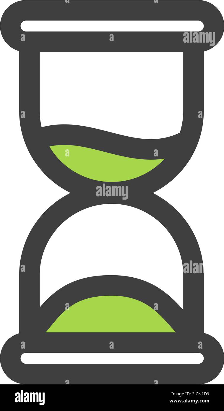 Sand hourglass for time countdown vector icon Stock Vector Image & Art ...