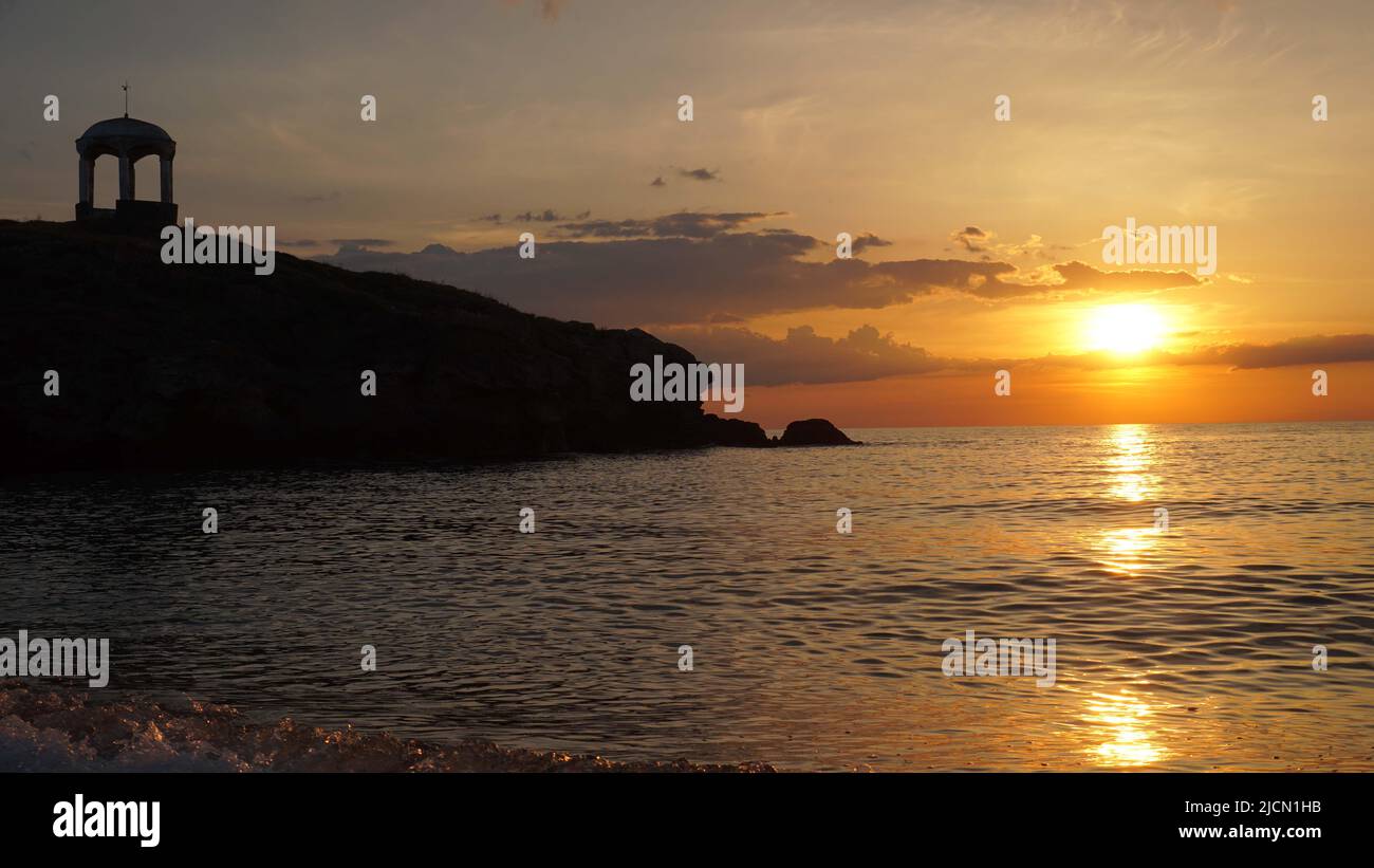 4k sunset on beach ocean hi-res stock photography and images - Alamy
