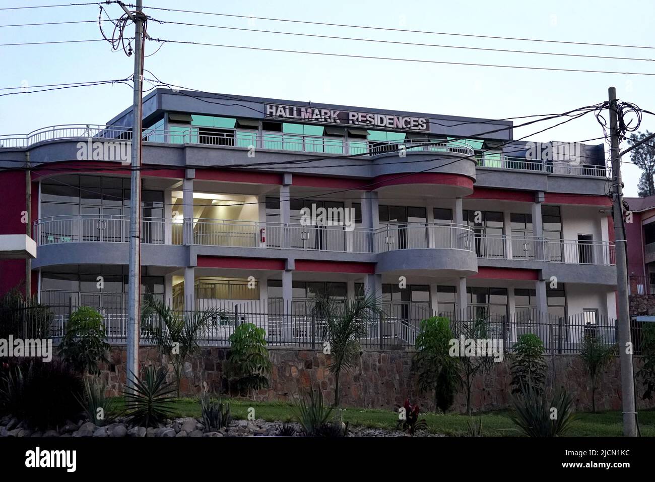 The Hallmark Residences Hotel in Kigali, Rwanda where it is believed ...