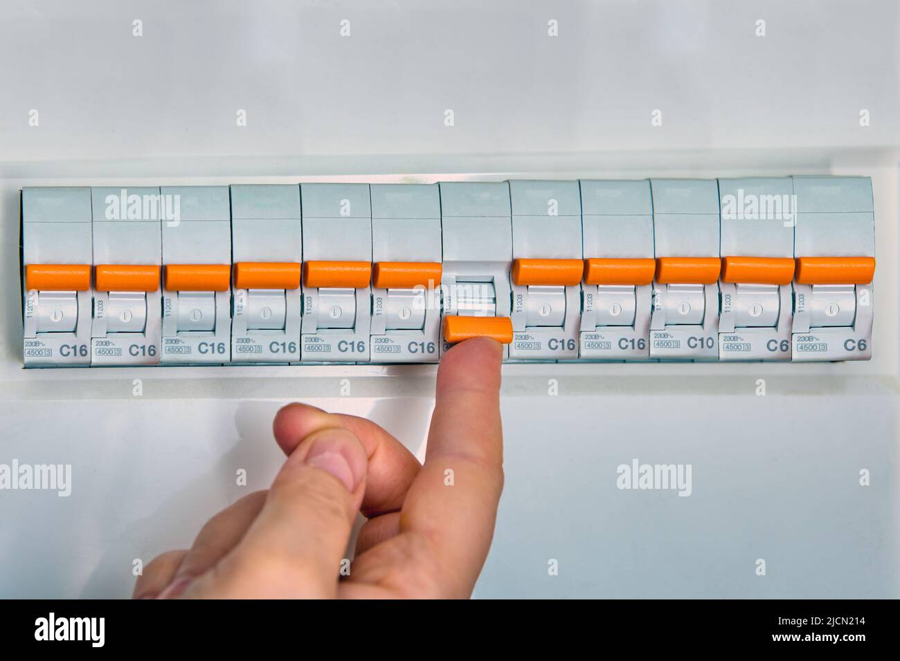 Switching on circuit breaker on panel board it has tripped due to ...