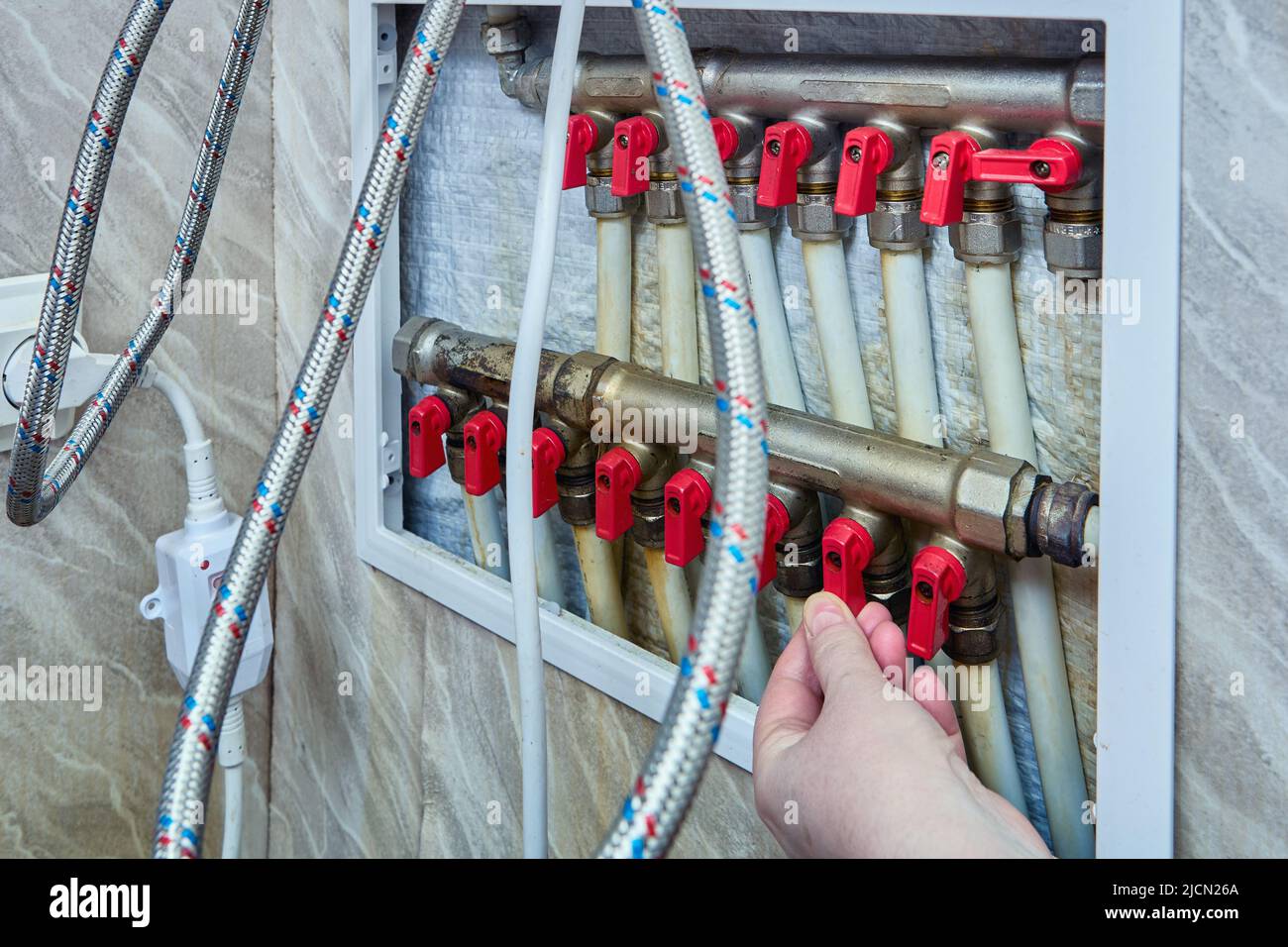 Pipes valves pump systems hi-res stock photography and images - Alamy