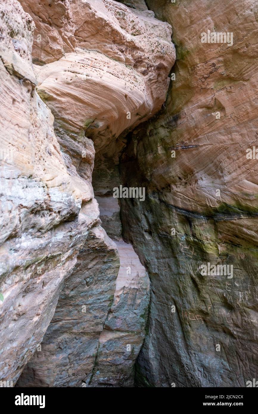 sandstone cliffs is approximately one kilometre long and is located on ...