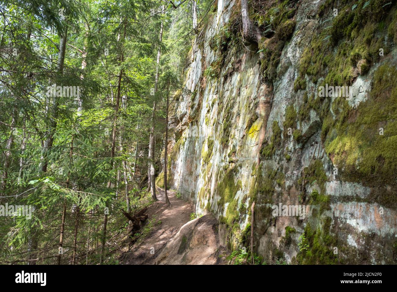 sandstone cliffs is approximately one kilometre long and is located on ...
