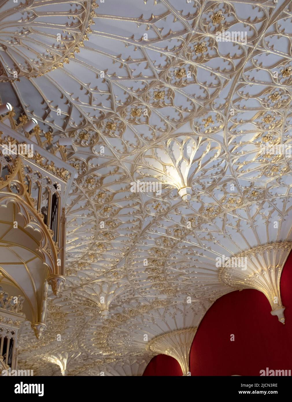 Amazing Strawberry hill Gothic style house,London,UK Stock Photo - Alamy