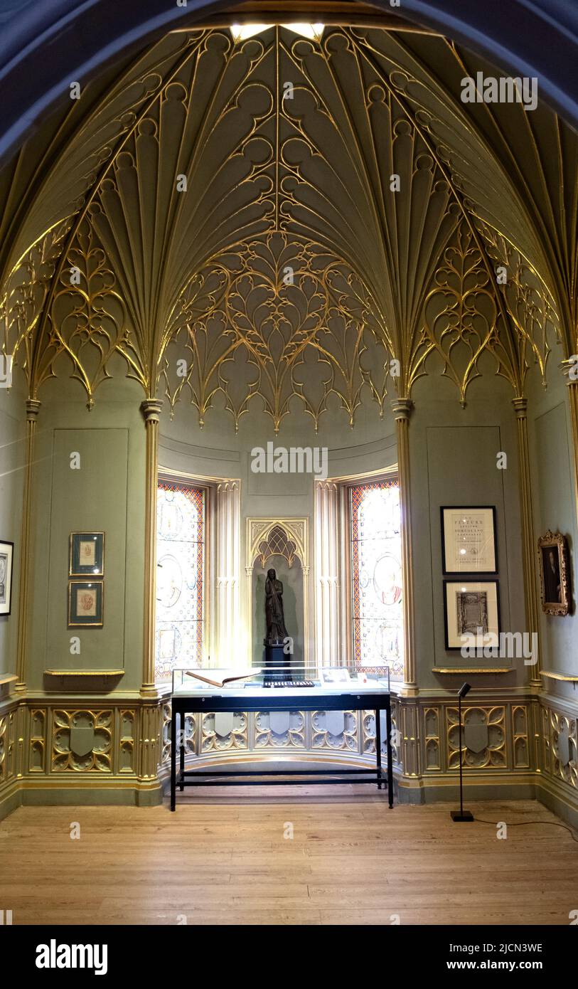 Amazing Strawberry hill Gothic style house,London,UK Stock Photo - Alamy