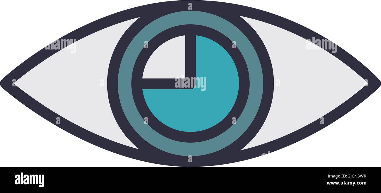 Eye icon business vision or supervision vector design Stock Vector ...