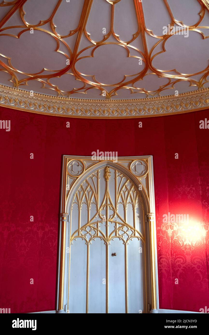 Amazing Strawberry hill Gothic style house,London,UK Stock Photo - Alamy