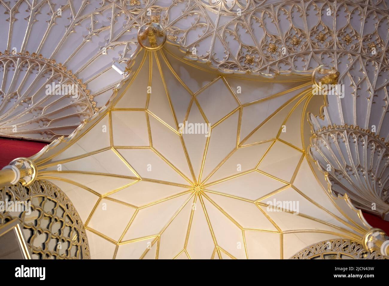 Amazing Strawberry hill Gothic style house,London,UK Stock Photo - Alamy