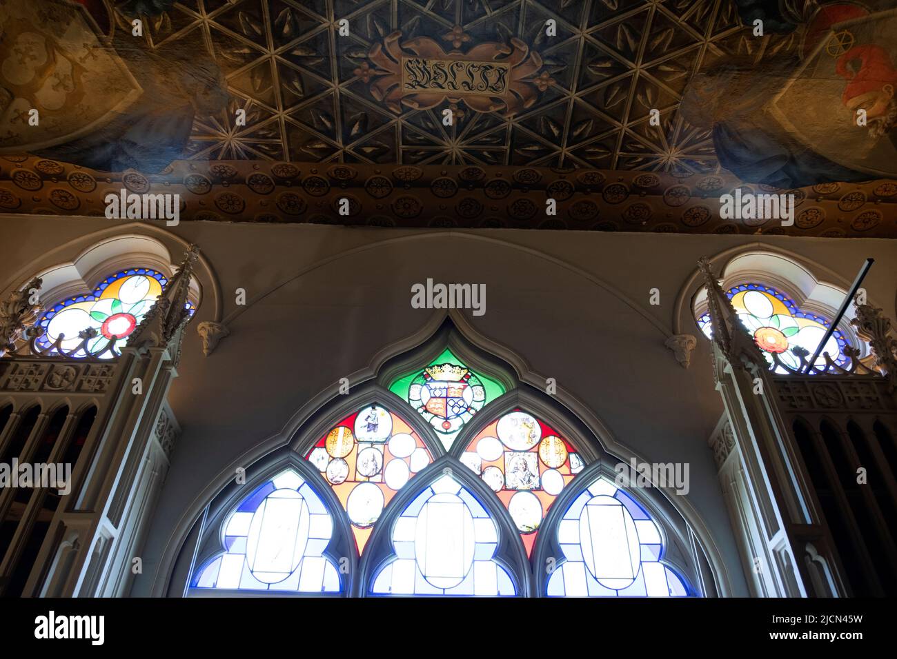 Amazing Strawberry hill Gothic style house,London,UK Stock Photo - Alamy