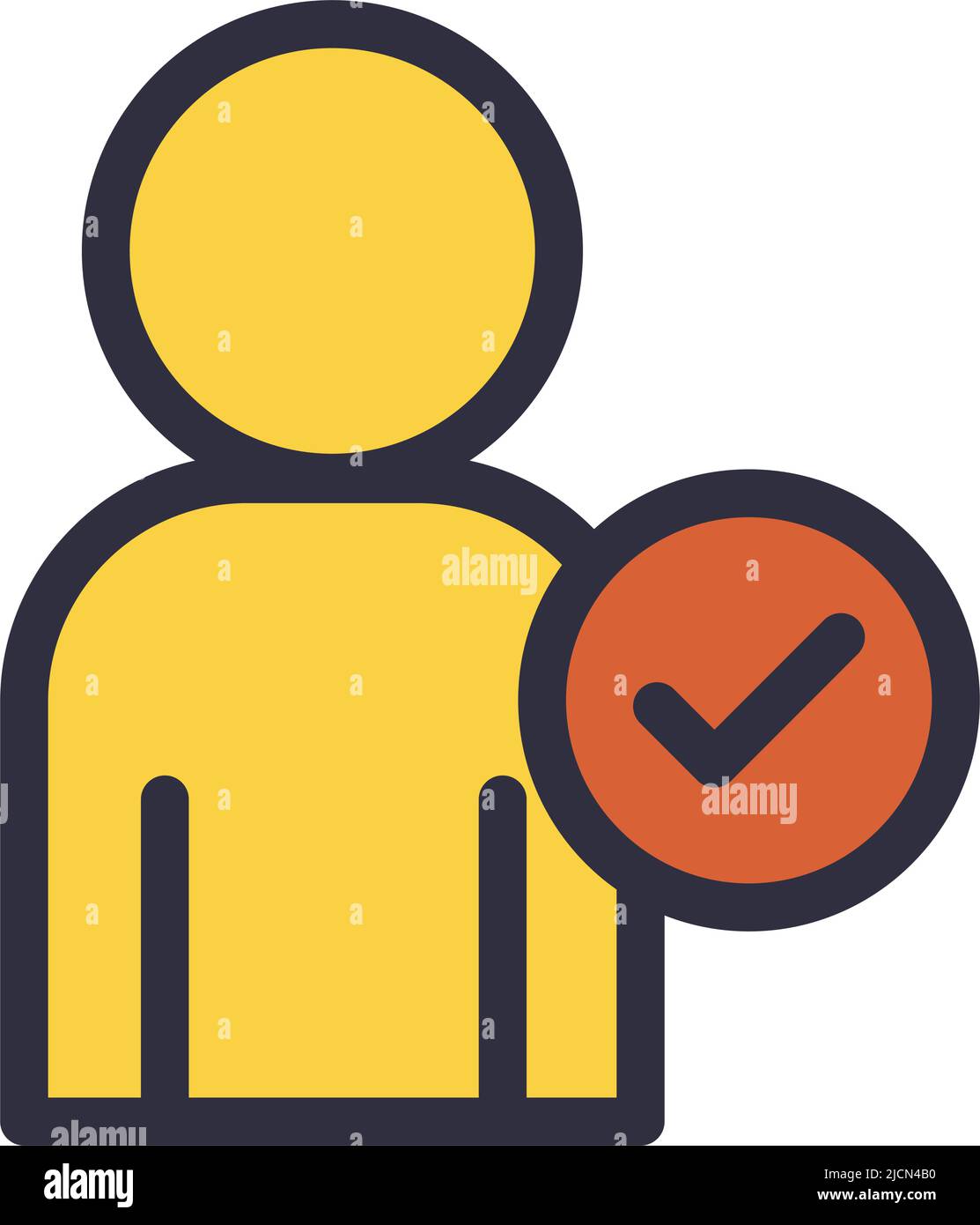 User profile checklist icon Cut Out Stock Images & Pictures - Alamy