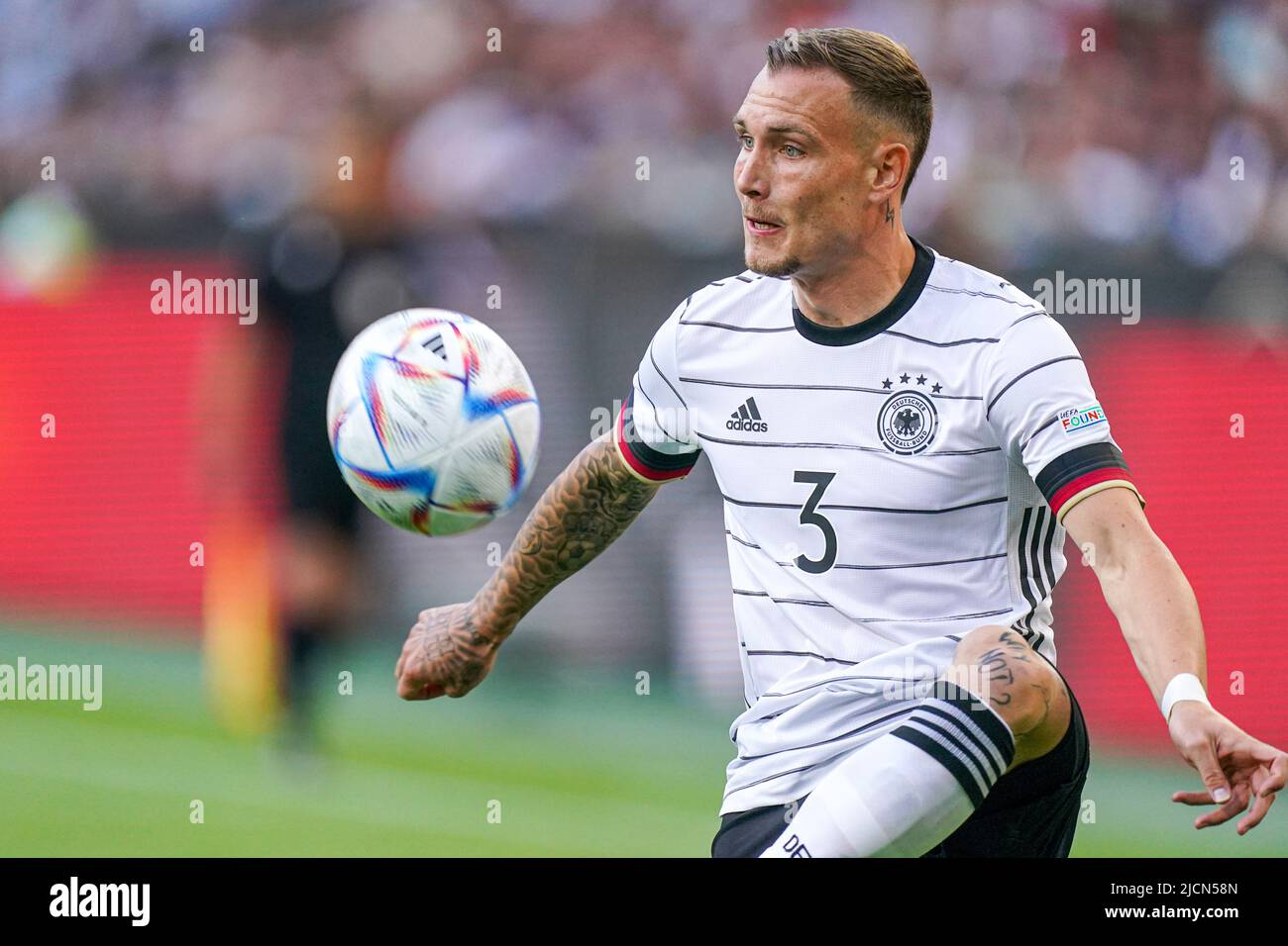 MöNCHENGLADBACH, GERMANY - JUNE 14: David Raum of Germany during the ...