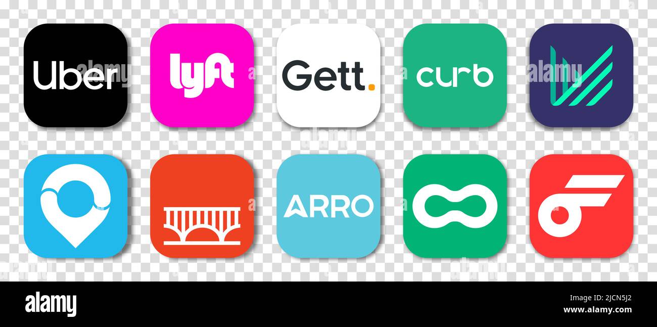 Top ride apps for 2022. Uber, Lyft, Gett, Curb, Wingz, Via, Scoop ...
