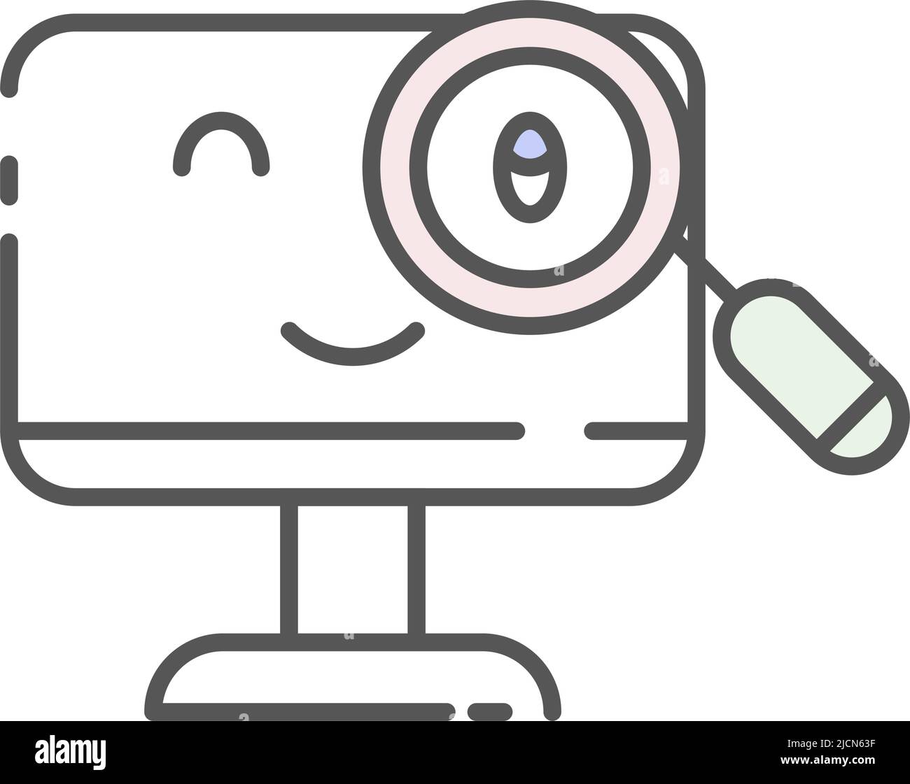 Search icon computer searching loupe vector design Stock Vector Image ...