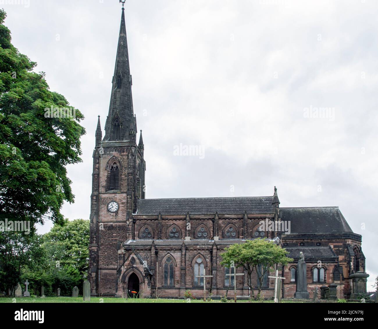 Holy Trinity church Hartshill Staffordshire Stock Photo - Alamy