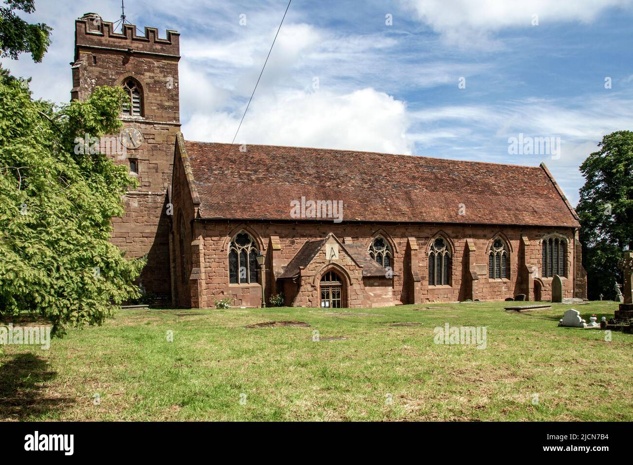 St Peter church Kinver Staffordshire Stock Photo - Alamy