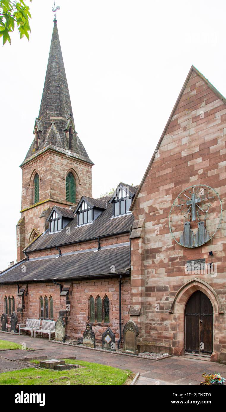 St Thomas church Penkull Staffordshire Stock Photo - Alamy