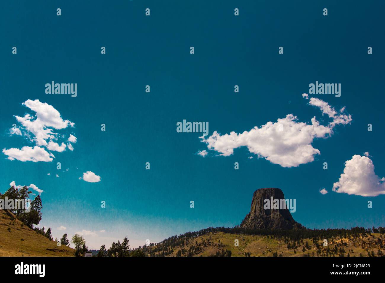 Devil's Tower National Monument, Wyoming Stock Photo - Alamy