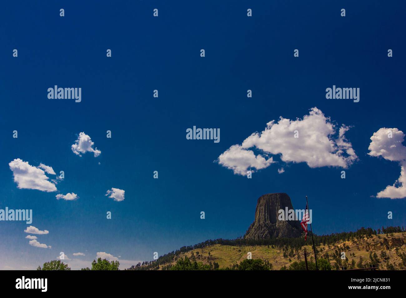Devil's Tower National Monument, Wyoming Stock Photo - Alamy