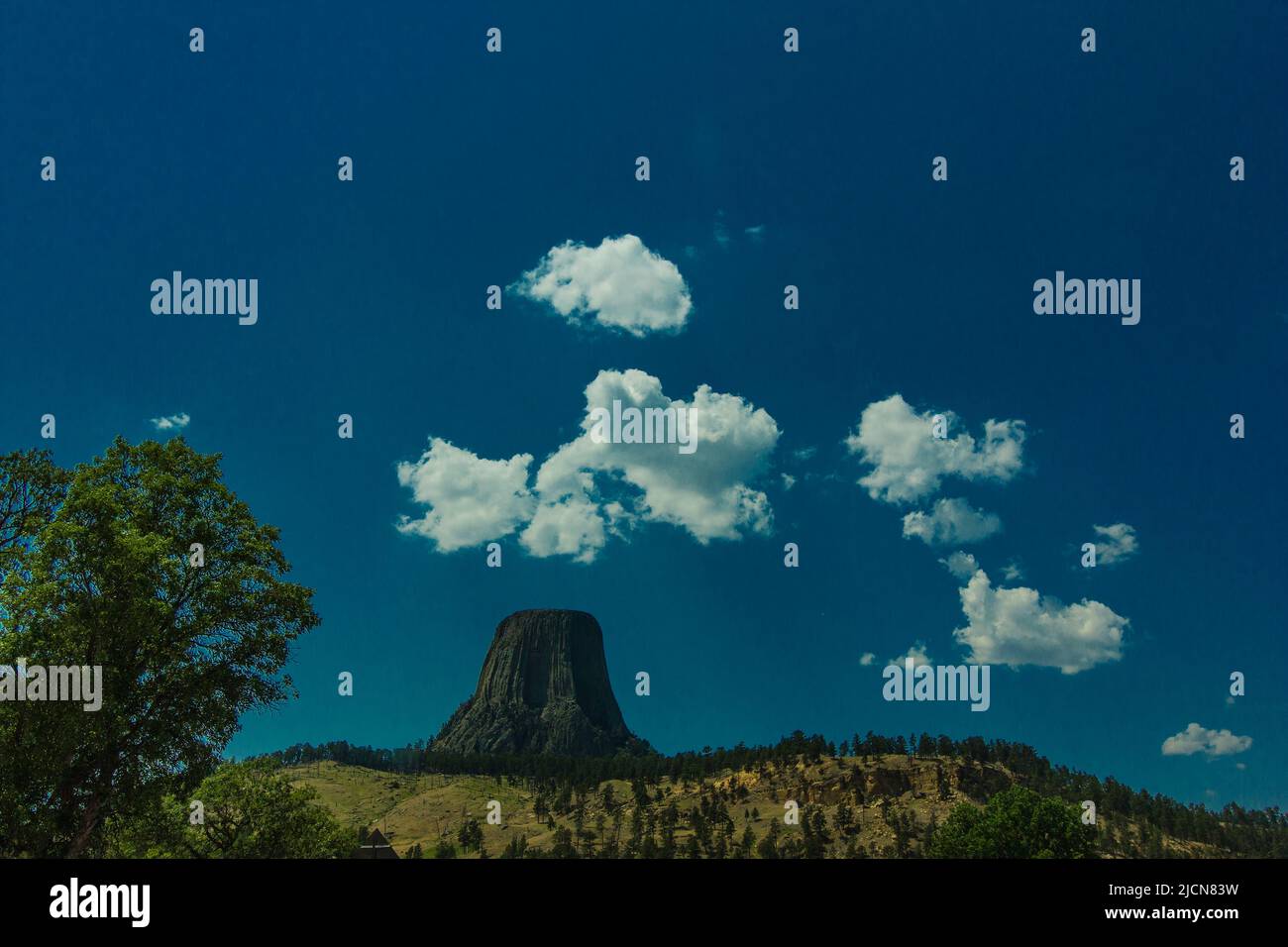 Old photo of the devils tower monument hi-res stock photography and ...
