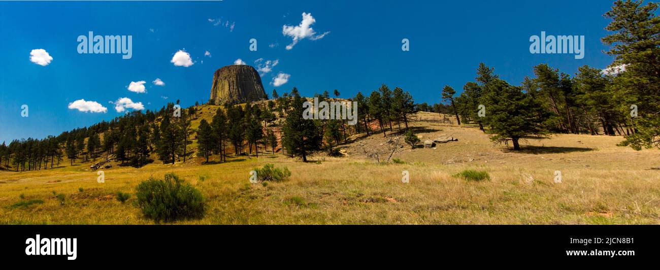 Devil's Tower National Monument, Wyoming Stock Photo - Alamy