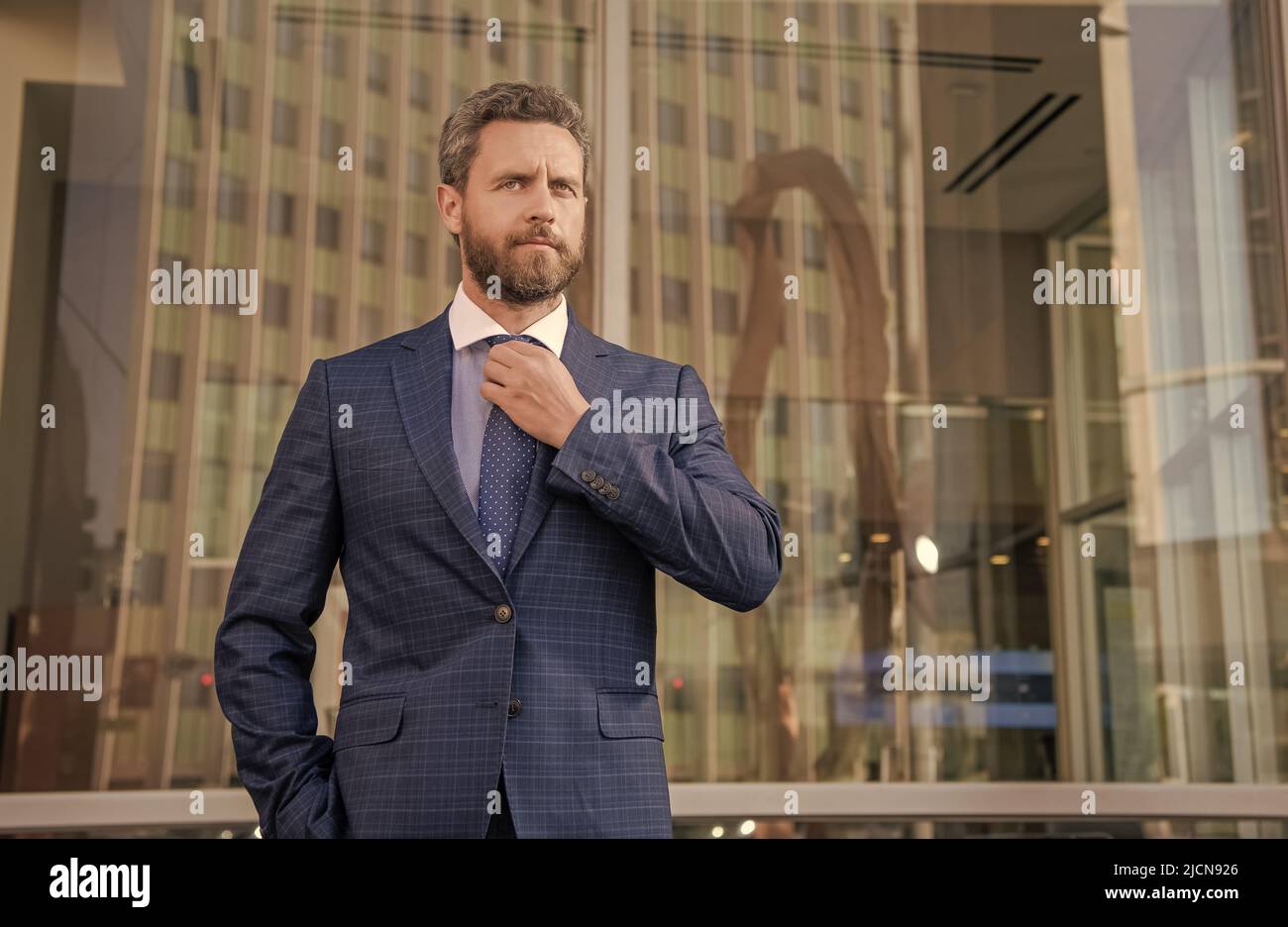 Mature grizzled employee in hi-res stock photography and images - Alamy