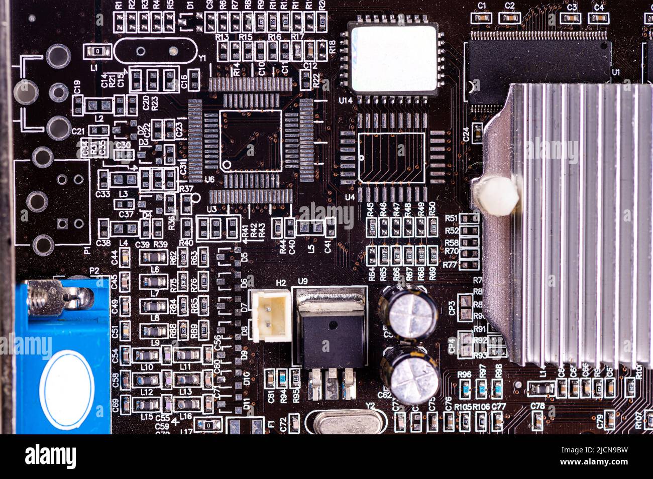 Modern motherboard pcb black hi-res stock photography and images - Alamy
