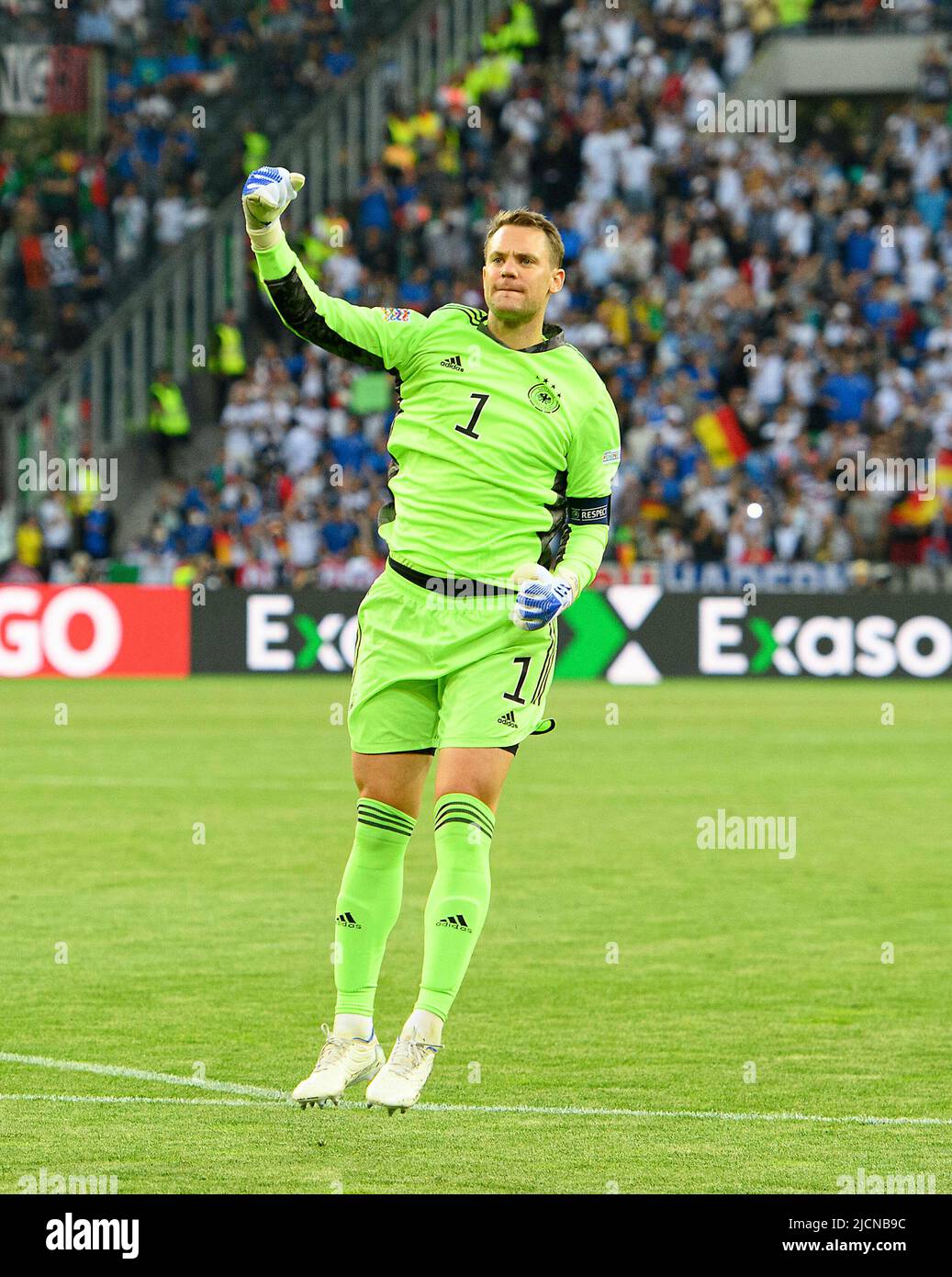 goalwart Manuel NEUER (GER) jubilation, joy, enthusiasm, action, single ...