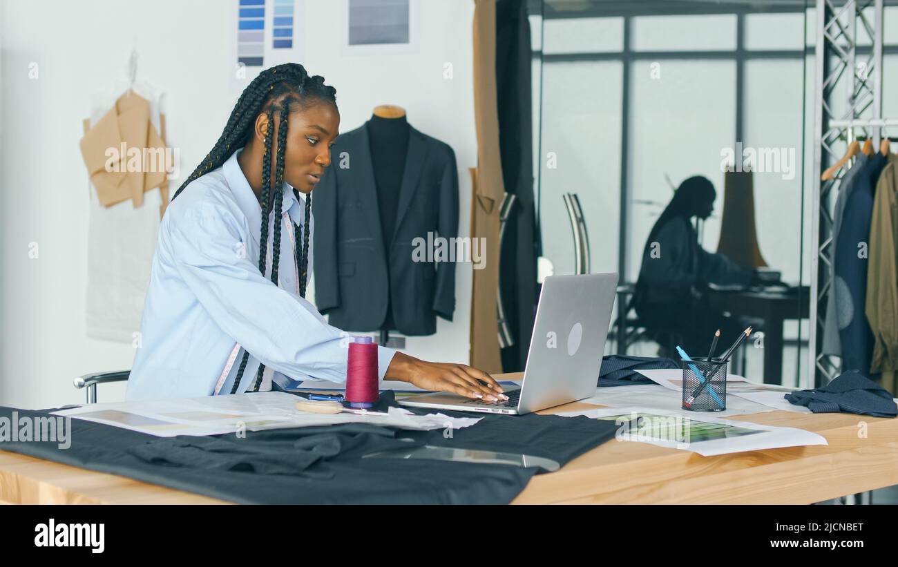 The Talented African-American Woman Fashion Designer Creates, Fashion ...