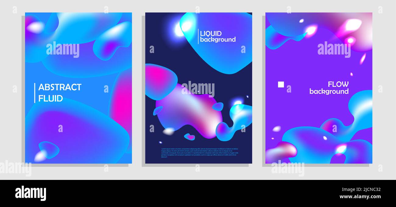 Fluid elements backgrounds Stock Vector Image & Art - Alamy