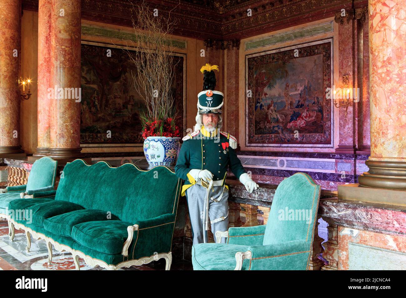 An officer of the 5th Light Dragoons, Belgo-Dutch Cavalry, at the ...