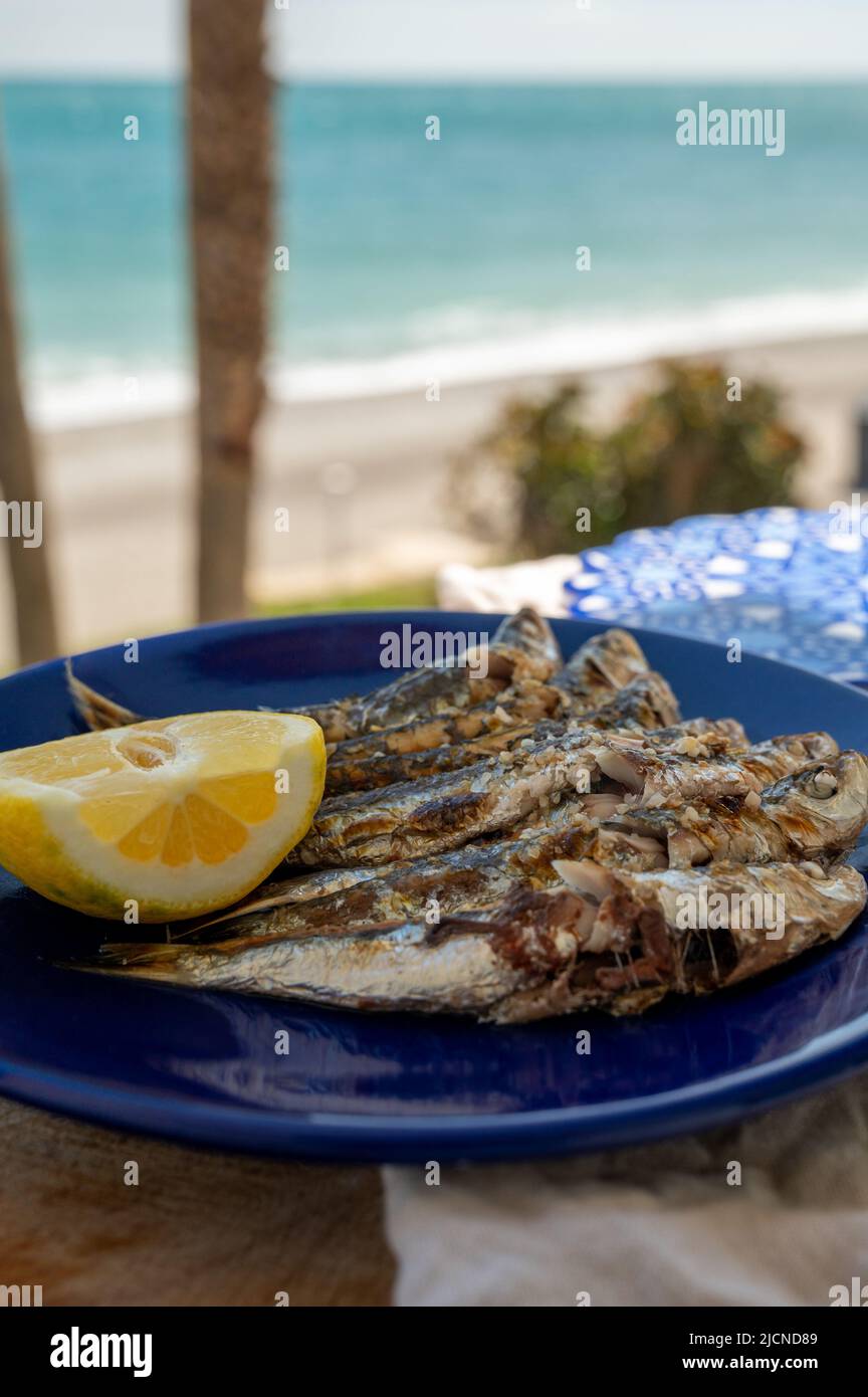 Barbecue sardines wine hi-res stock photography and images - Alamy